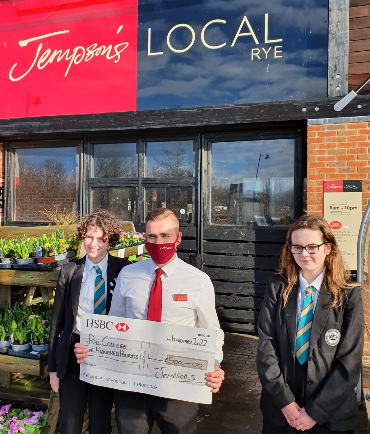 Foundation Donation to Rye College – The Jempson Foundation