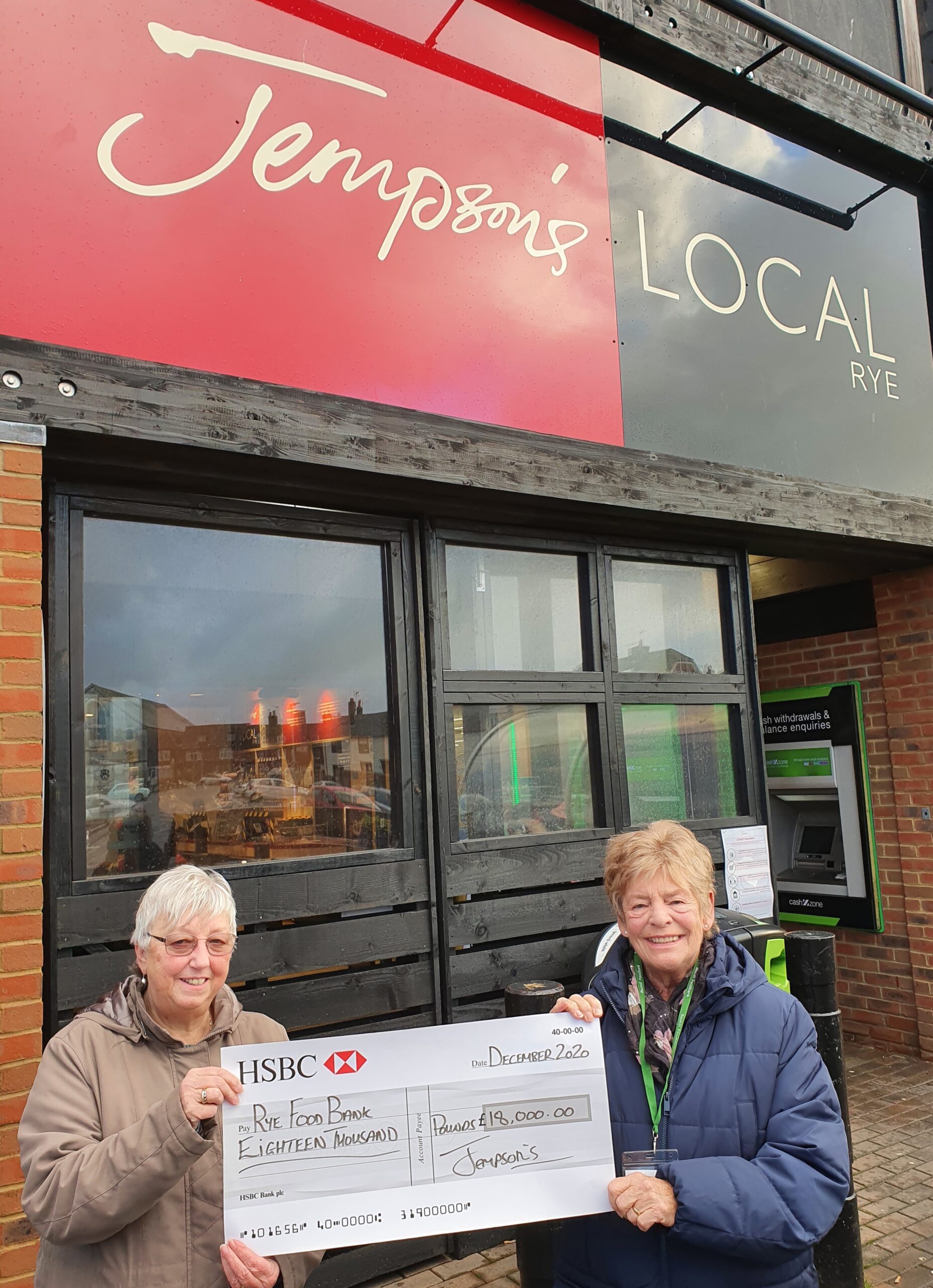 Rye Food Bank Appeal £18,000.00…and counting!! – The Jempson Foundation